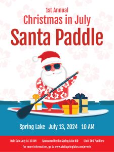 Christmas in July Santa Paddle – Visit Spring Lake